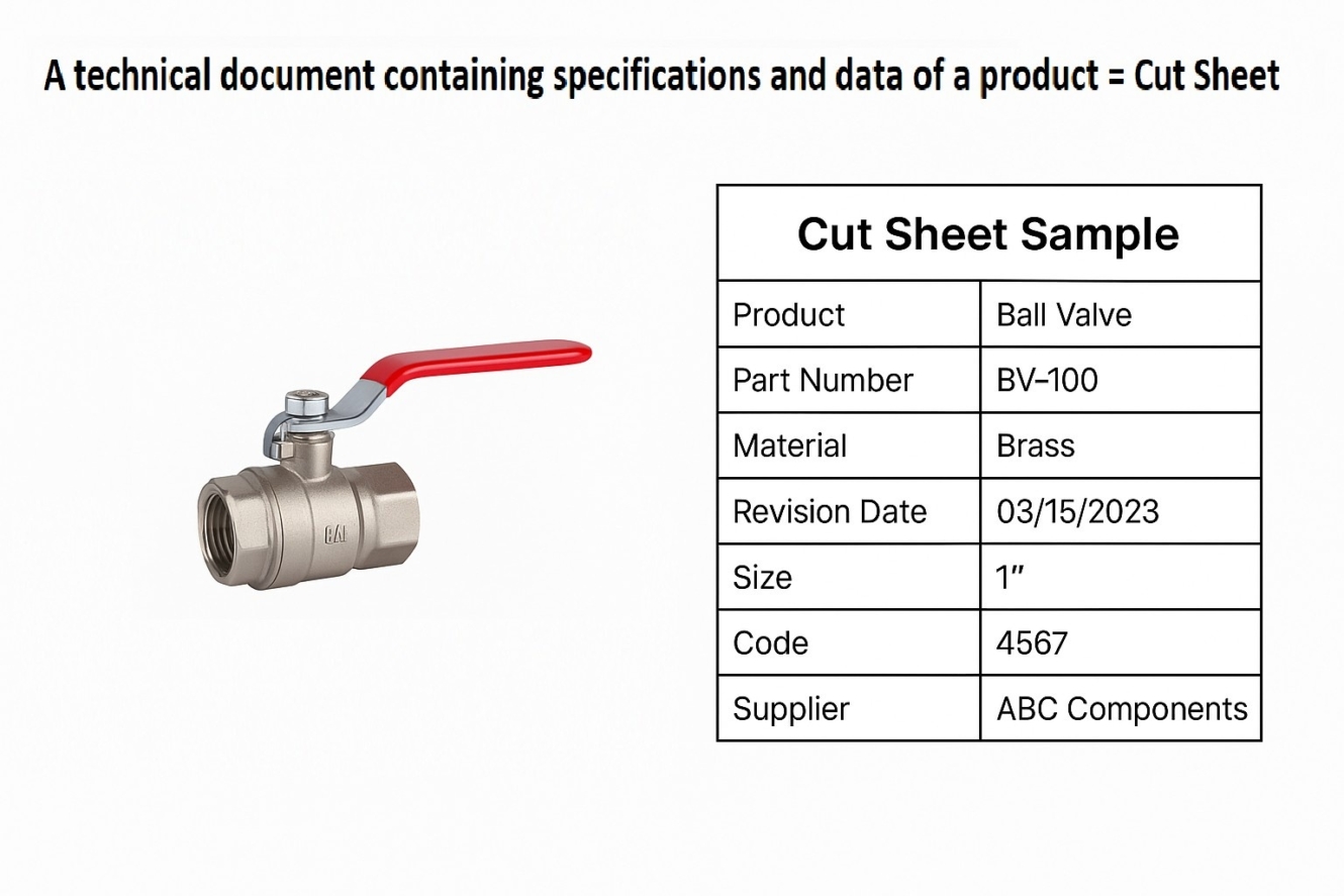 Mastering Cut Sheet with free Editable Samples