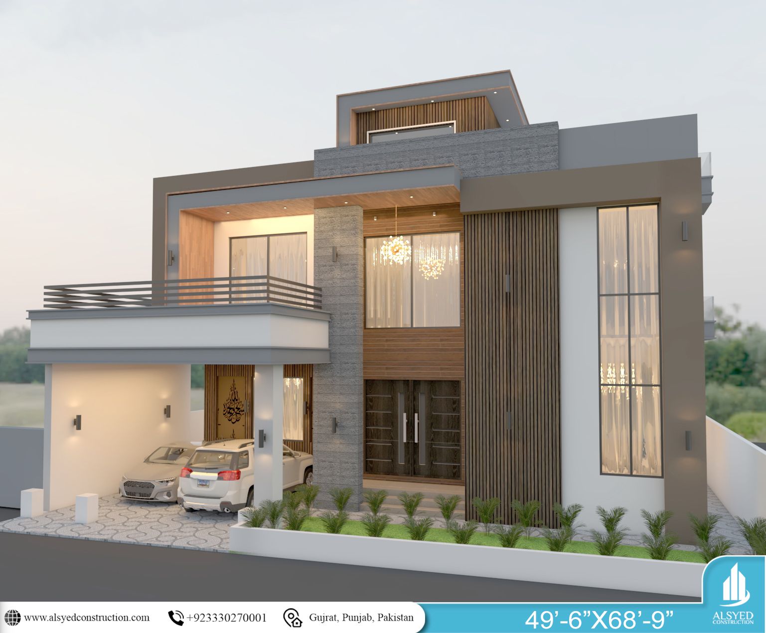 Pakistani Style Houses 12 Marla House Design AlSyed Construction