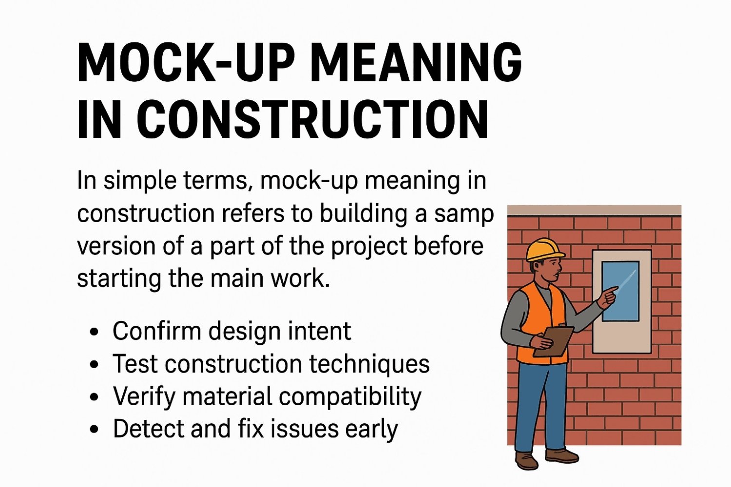 Understanding Construction Site Mock-Up (Latest Guide 2025)