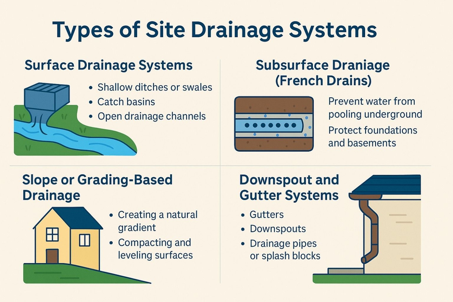 What is Site Drainage in Construction {Complete 2025 Guide}