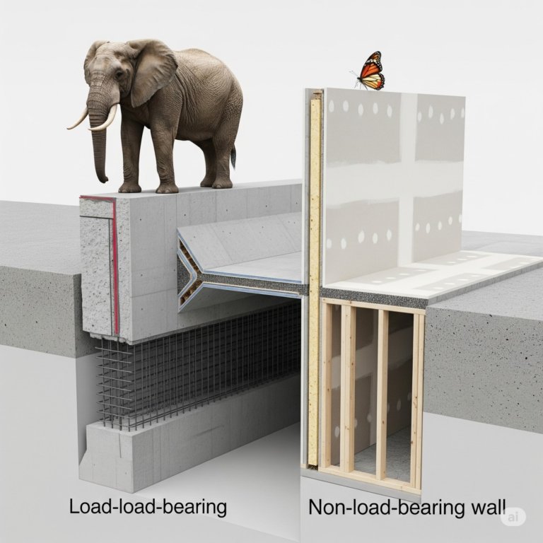 Load Bearing and Non-Load Bearing Walls in Construction